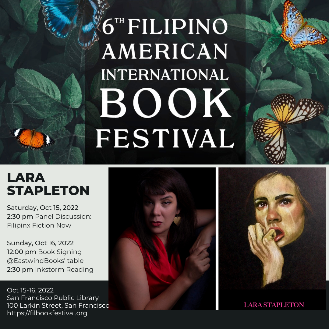 Lara Stapleton at the SF FilAm Bookfest – Paloma Press